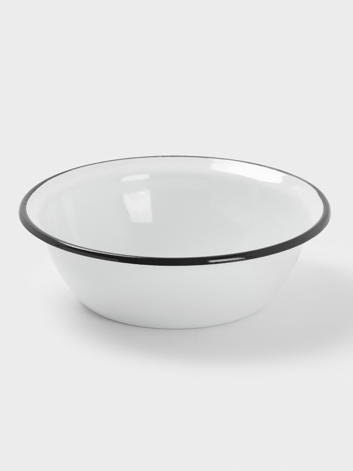 Миска эмалированная, 1 л, белая, цвет: белый, тип покрытия: эмалированное