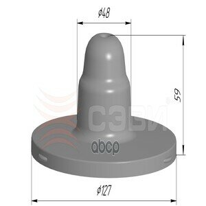 Прокладка пружины задней подвески верхняя для а/м daewoo nexia, chevrolet lanos, zaz sens "сэви-эксп