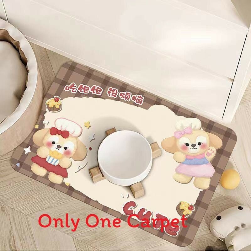 Multisize diatom mud pet feeding mat for home and living room use chocolate food 40x60cm