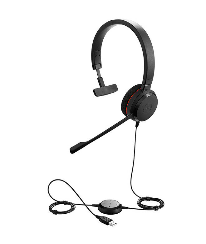 Jabra Evolve 30 II MS Mono компьютерная гарнитура с разъемом 3.5мм-USB ( 5393-823-309 )