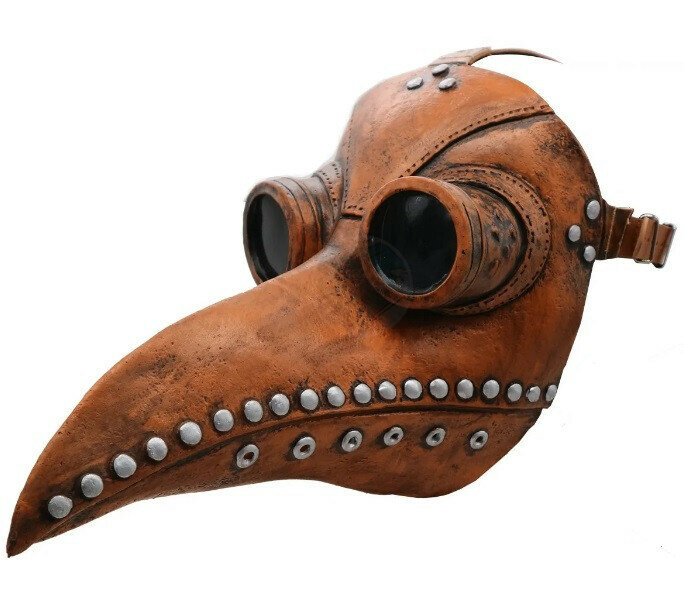 Маска Чумного Доктора (коричневая)