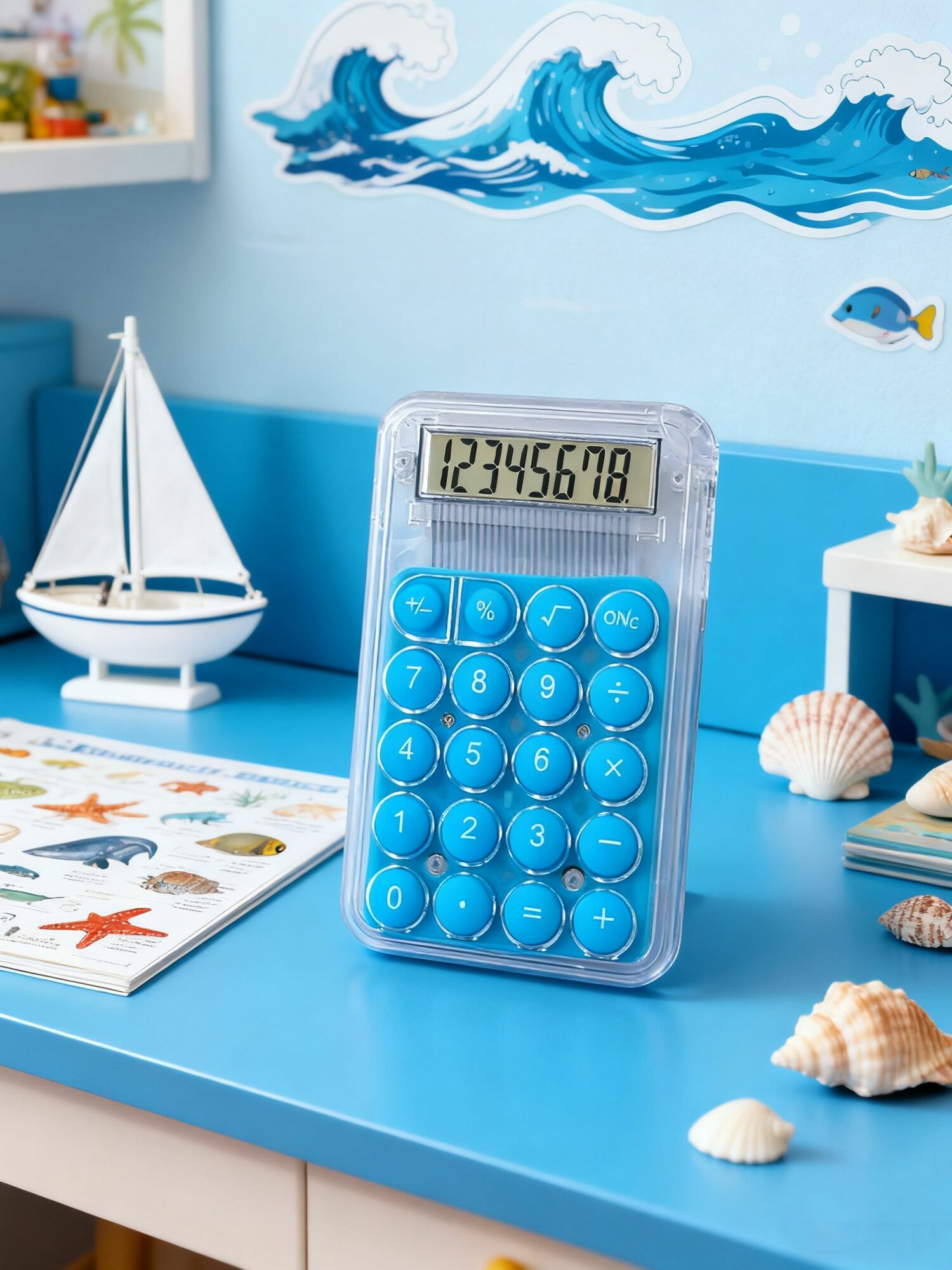 Карманный калькулятор Citizen SDC-888S, ультратонкий и легкий, идеален для школы, офиса и магазина, 8-разрядный дисплей