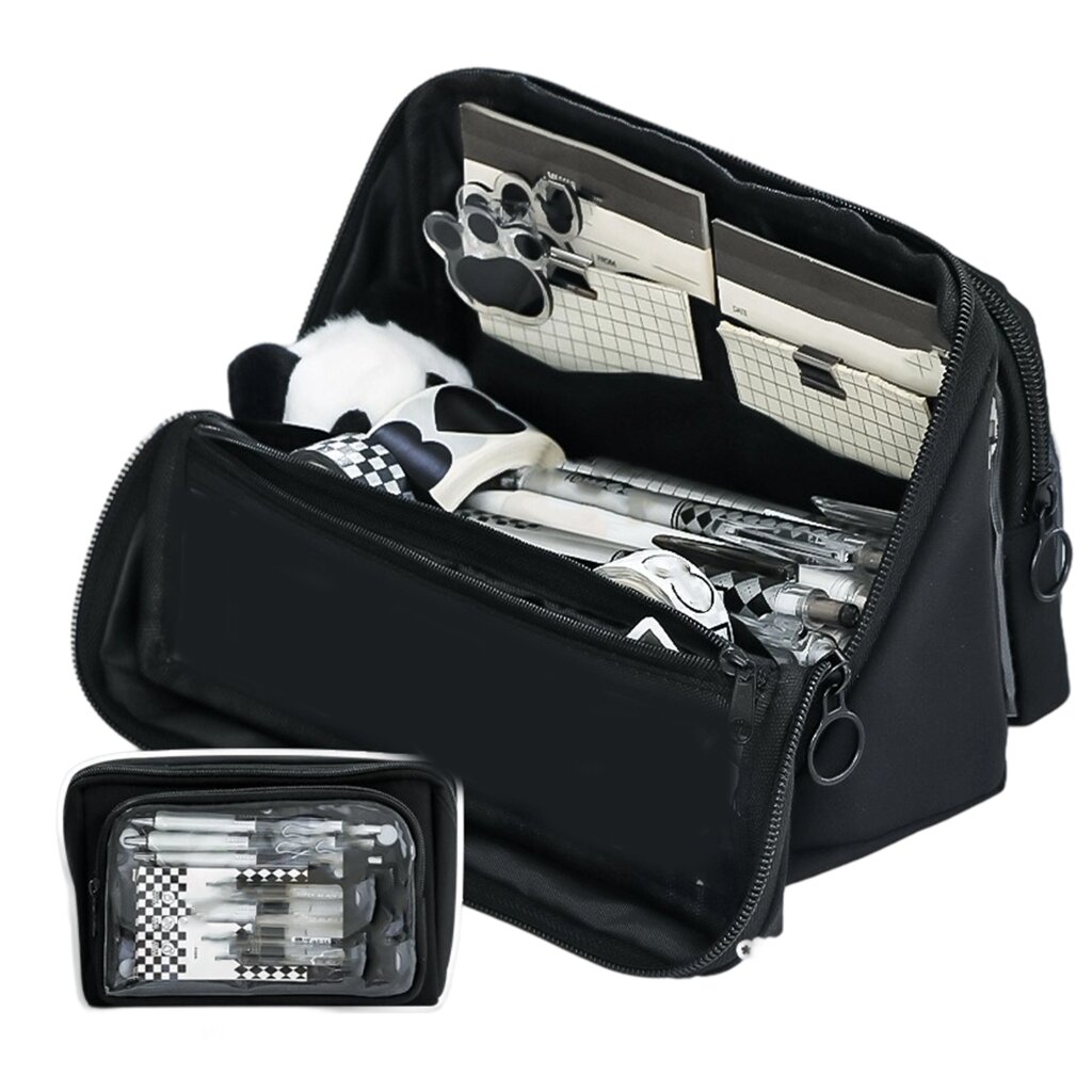 Пенал, эстетический пенал, сумка для ручек, простой пенал для школьных канцелярских принадлежностей