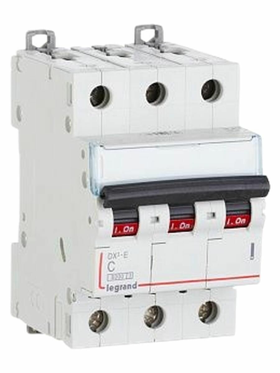 Выключатель автоматический трехполюсный 40А С DX3 6kA/10kA 407863 Legrand/Daccord