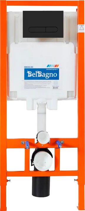 Инсталляция Инсталляция BelBagno BB002-80 / Кнопка Prospero BB007-PR-NERO. M черный матовый