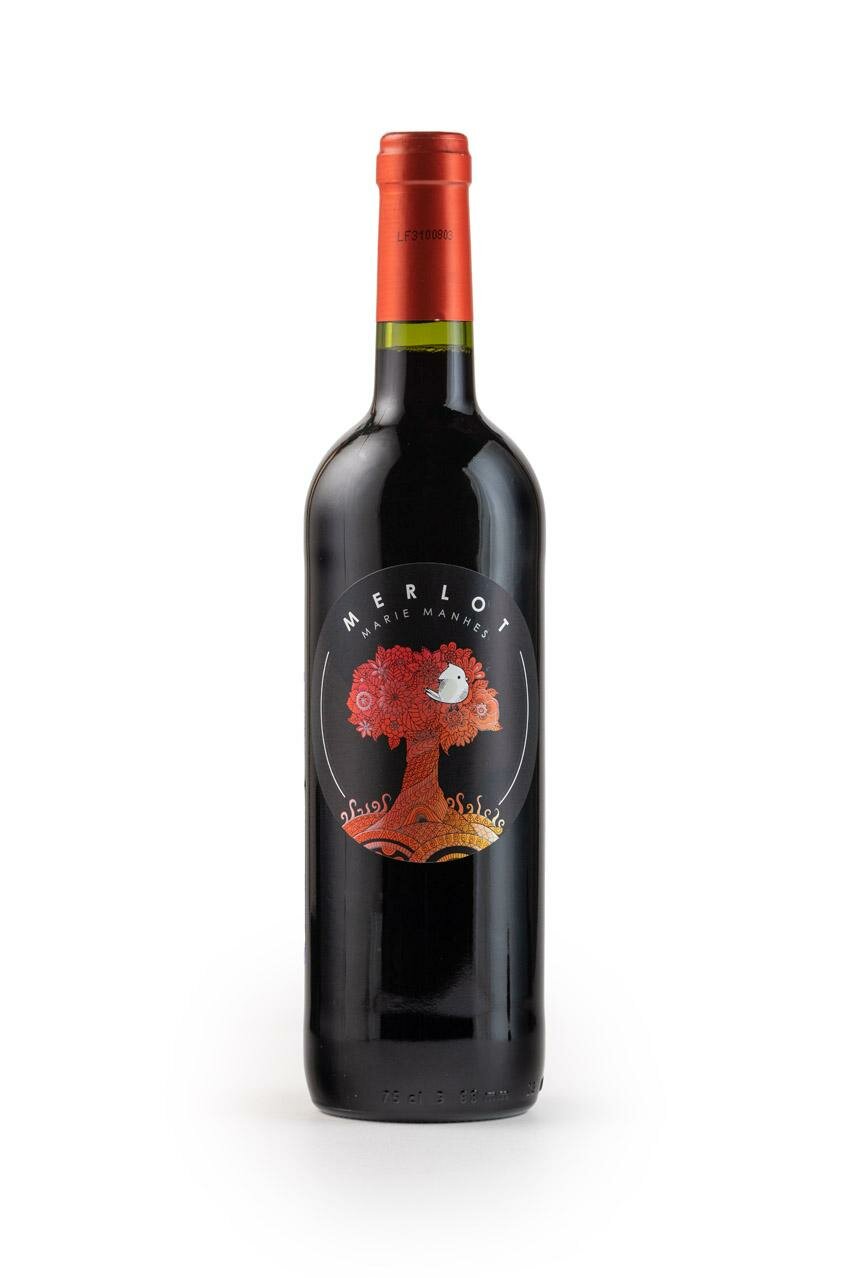 Вино Мари Манес Мерло, IGP, красное, сухое, 0.75л