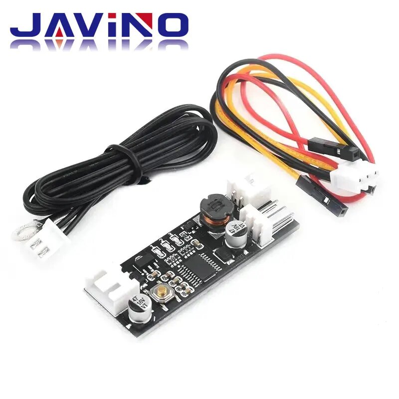 12 В 0,8 А постоянного тока ШИМ 2-3 однопроводной вентилятор контроль температуры контроллер скорости корпус компьютерный модуль шумоподавления NTC B50K 3950