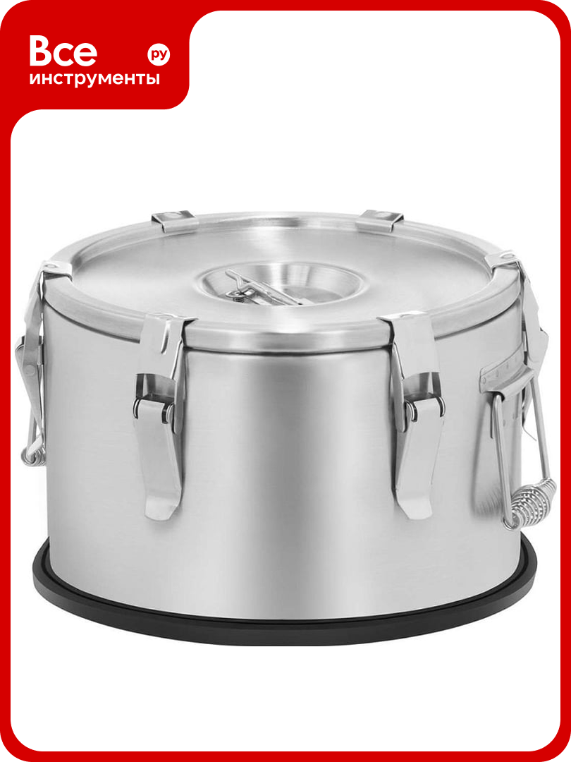 Профессиональный термос Viatto Commercial 10 л, 300x170 мм va-tp10ss 173429