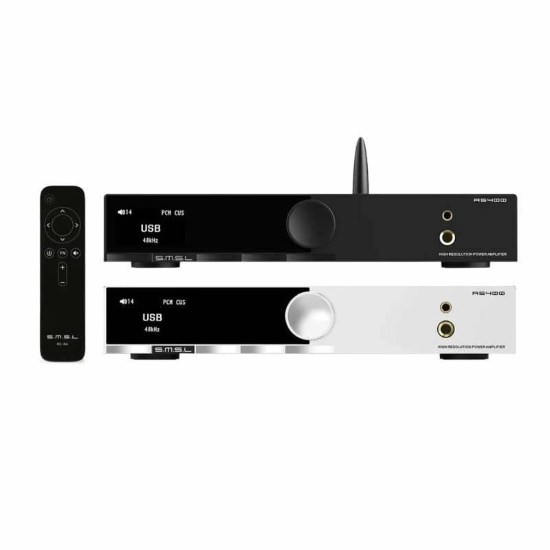 SMSL AS400 ЦАП / Усилитель для наушников Hi-Res Audio, USB DAC, балансный выход XLR, RCA, Bluetooth LDAC, 32bit/768kHz, DSD512