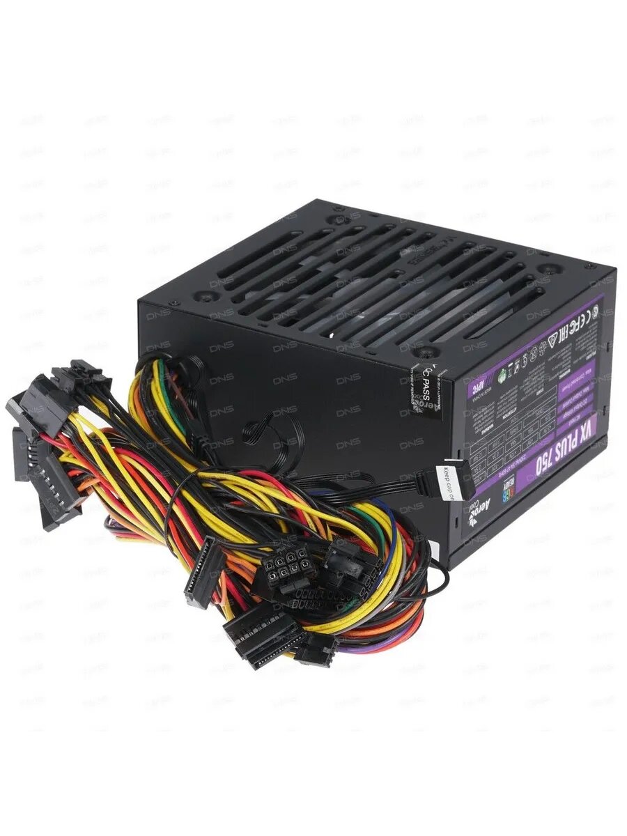 Блок питания VX Plus RGB 750W VX-750 PLUS RGB черный 750 Вт