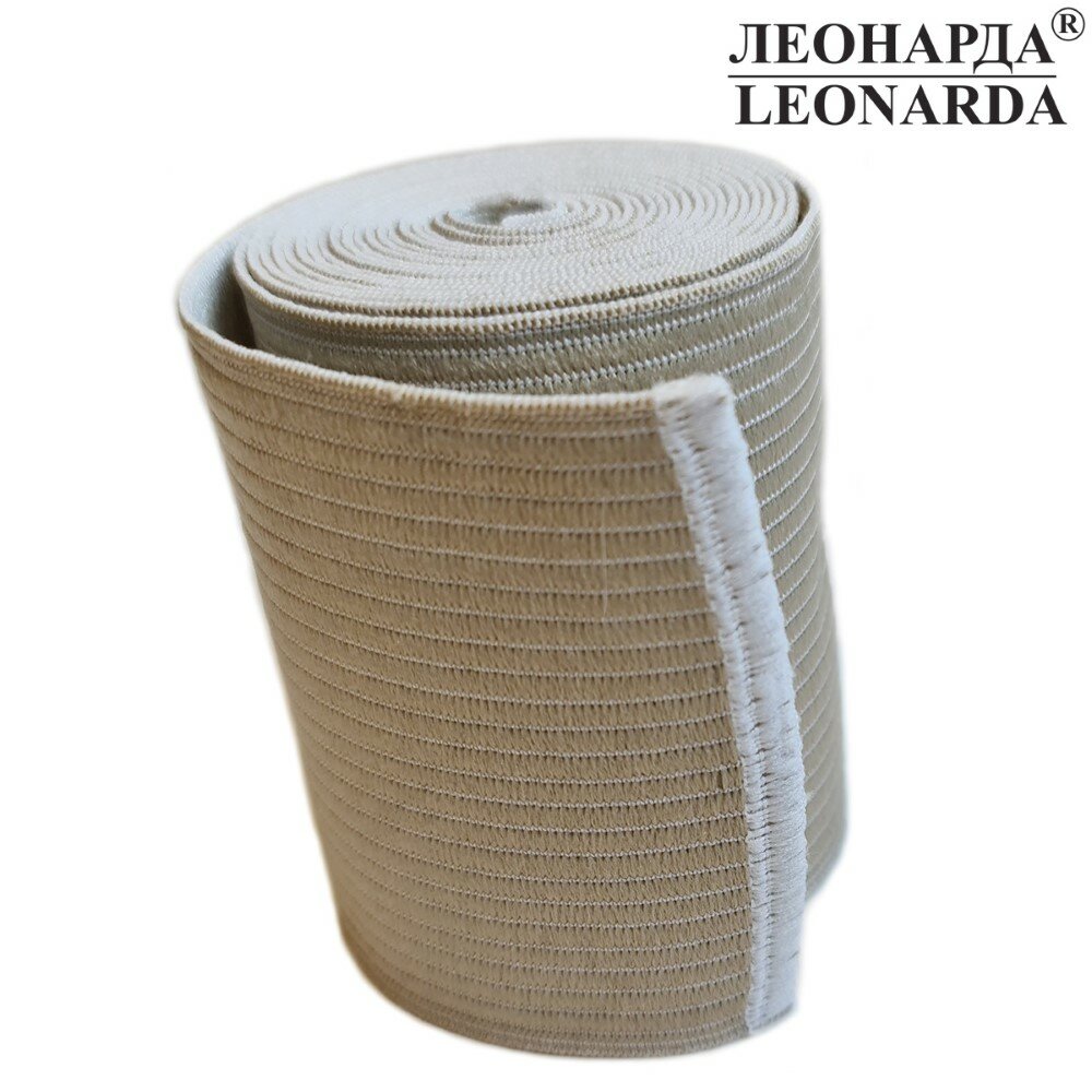 Бинт эластичный леонарда антимикробный 1,0мx8см