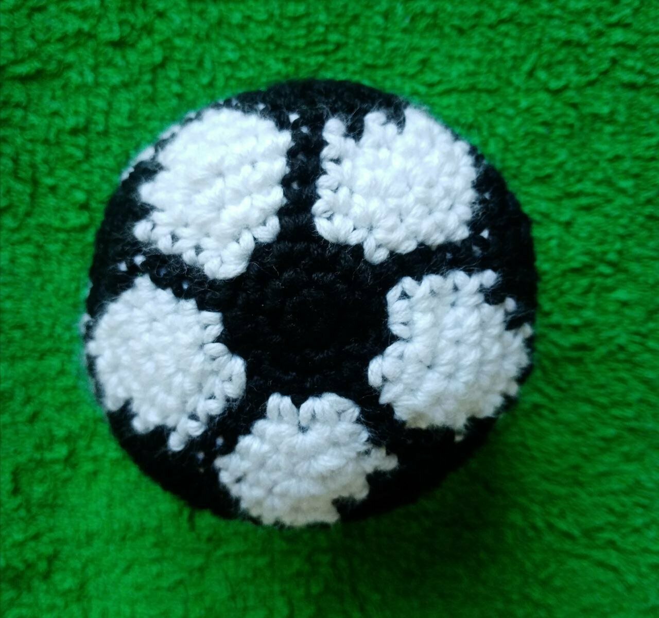 Мяч сокс вязаный 100% хлопок ручная работа / наполнитель в защитной капсуле