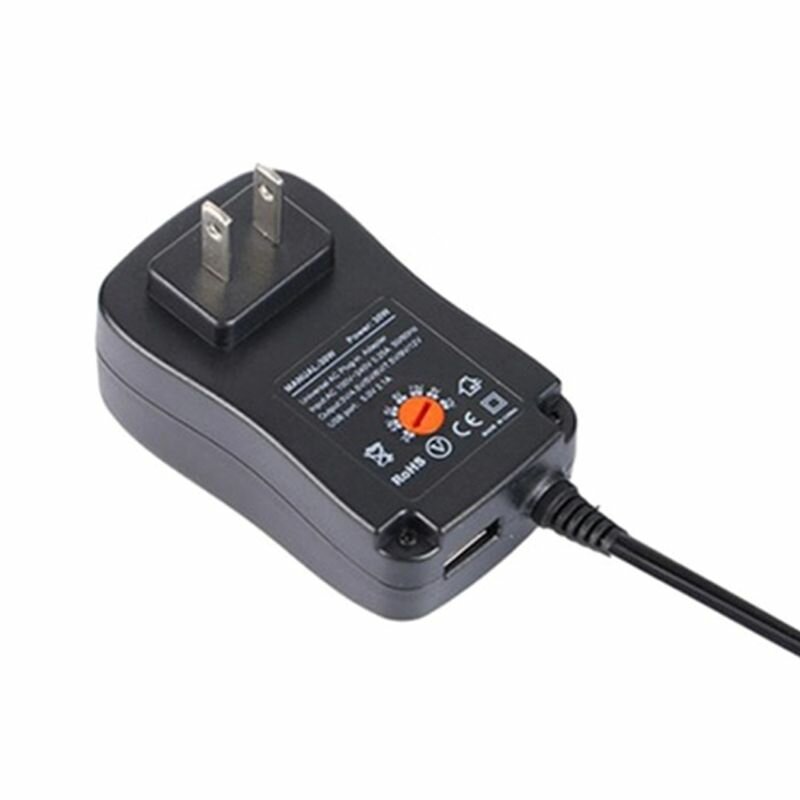 Регулируемый источник питания с адаптером 3 В-12 В + 6 адаптеров-Американский стандарт