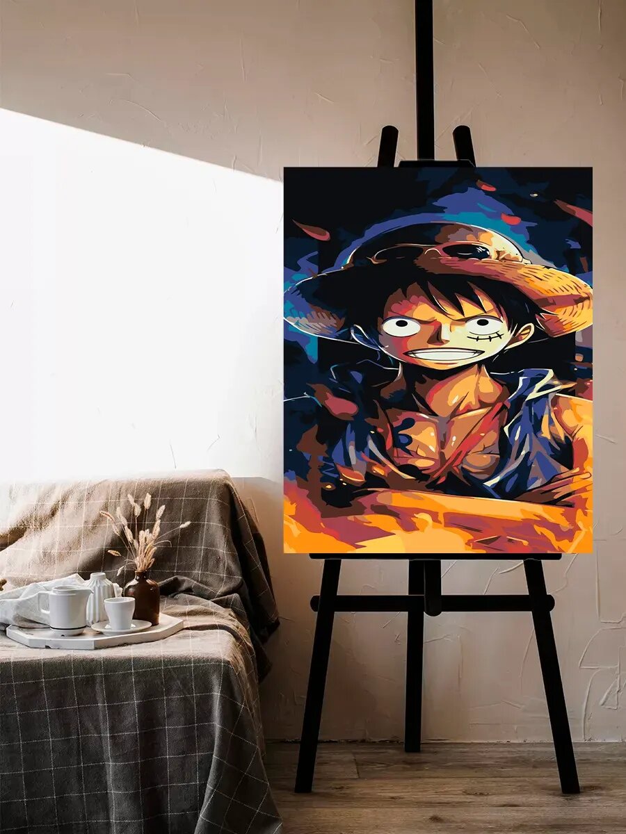 Картина по номерам Манки Д. Луффи