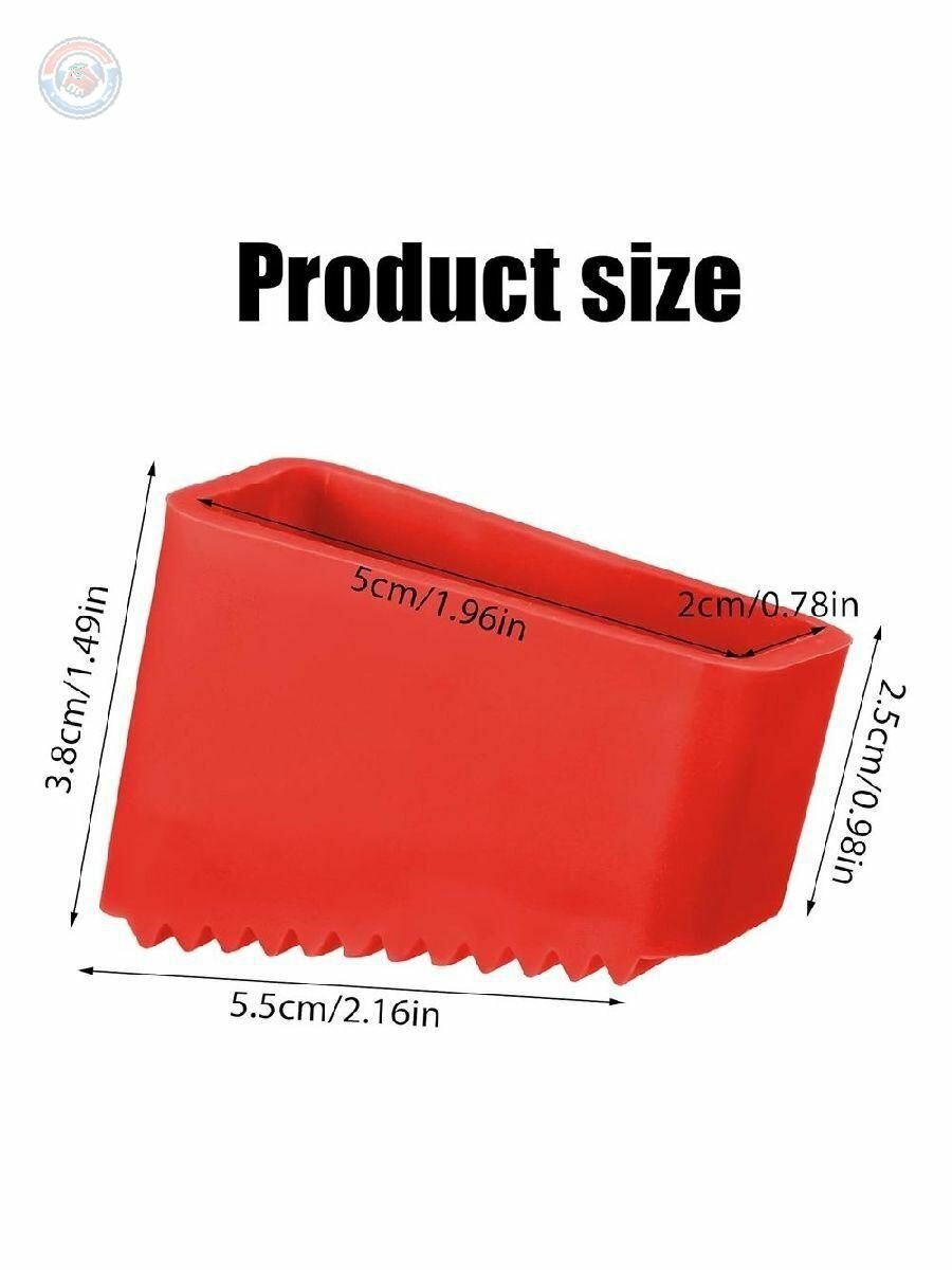 Универсальные противоскользящие чехлы для ножек стремянки и лестницы, комплект из 4 резиновых накладок для безопасной работы на высоте, защита пола от царапин, красные ножки-стопоры для алюминиевых лестниц