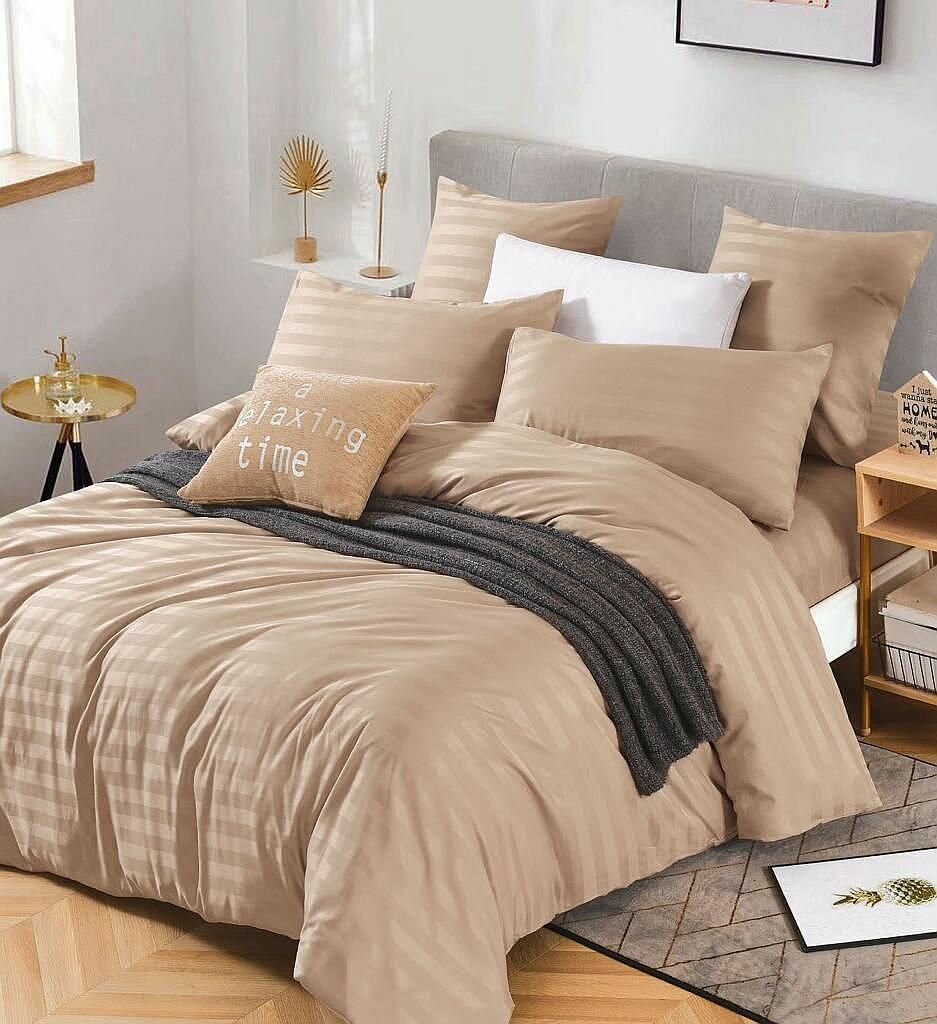 Комплект постельного белья, Mency, Страйп-Сатин, 1,5спальный