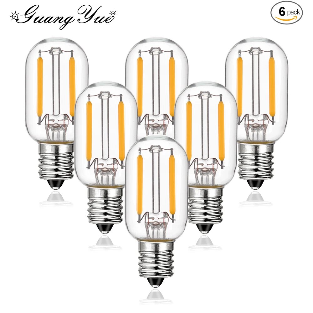 Светодиодные лампы Grensk T22 1 Вт теплый белый E14 E12 12В 24В