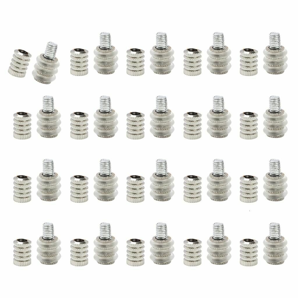 20шт Металлических креплений для шкафов, книжных полок и саморезов, устойчивых к истиранию