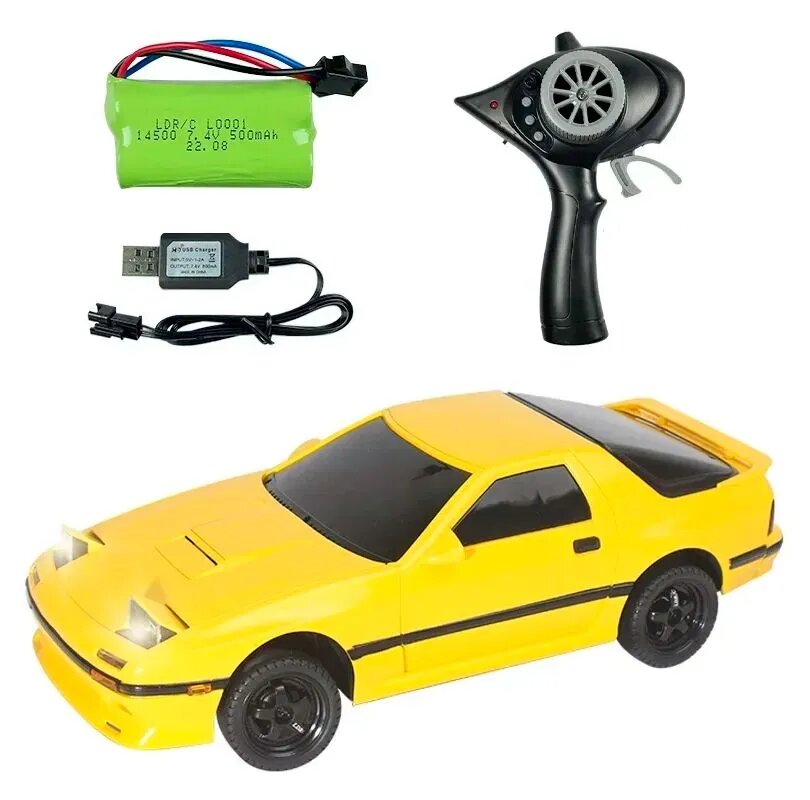 Радиоуправляемая машина для дрифта LD RC масштаб 1:18 2WD 2.4G RX-7 LDA01-Y Lite Version