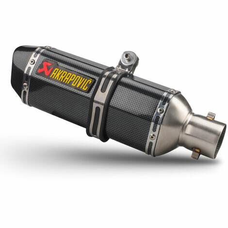 Глушитель для мотоцикла, выхлопная труба из углеродного волокна диаметром 1,5–2 дюйма