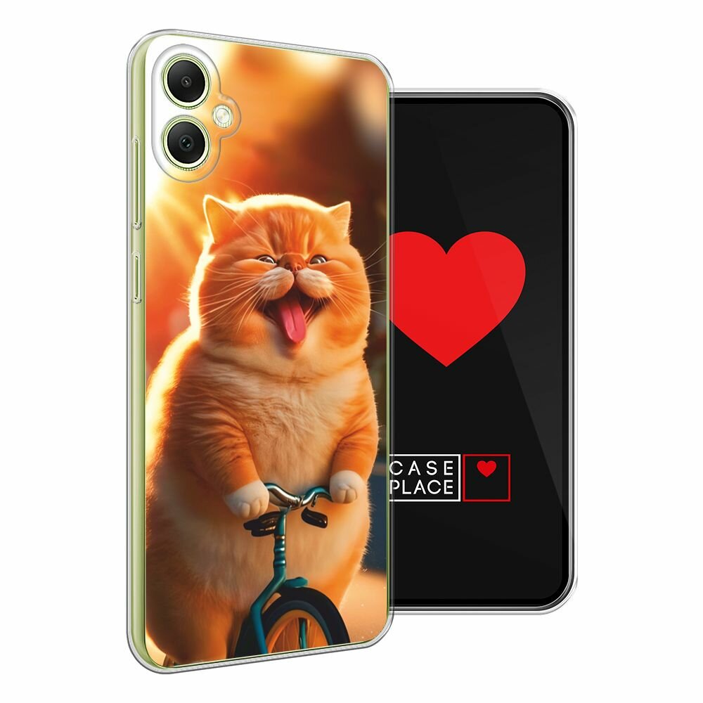 Чехол на Samsung Galaxy A05 / Самсунг Галакси A05 с принтом "Кот на велике" — фото 1