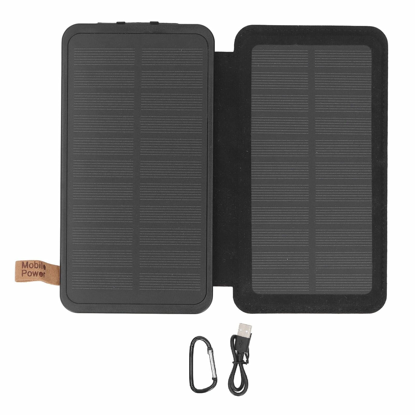 Солнечный power bank 8000mAh, 18W, USB A/C, для телефона/ноутбука