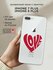 Чехол на Apple iPhone 7 Plus / Айфон 7 Плюс с принтом "Love heart 2 - 14 февраля...
