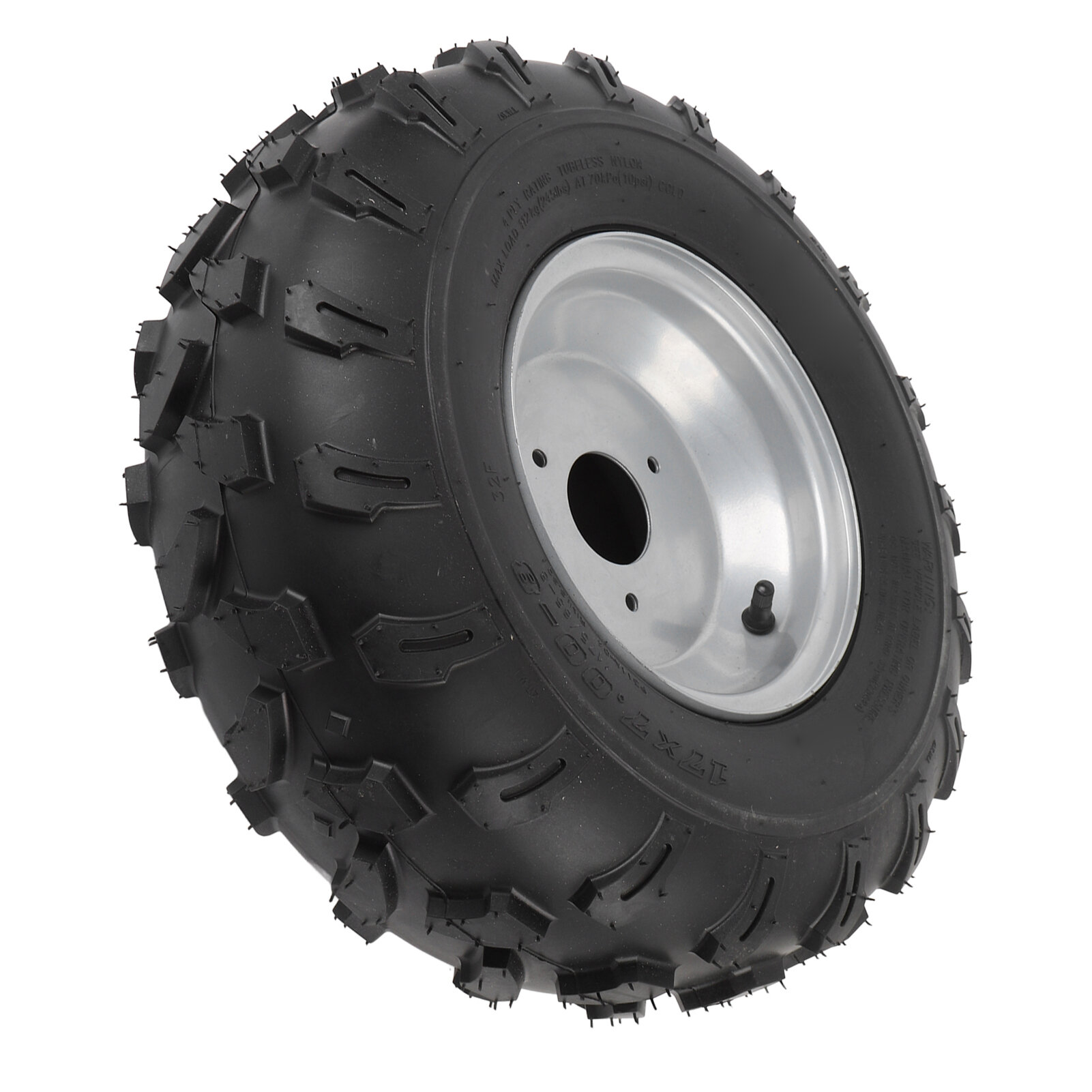 17X7.00-8 обод колеса шина в сборе 8 дюймов улучшенное сцепление для квадроцикла внедорожного картинга гольф-кара мини-велосипеда газонокосилки