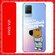 Чехол на Vivo V21 / Виво V21 с принтом "Чилловый парень белый", прозрачный