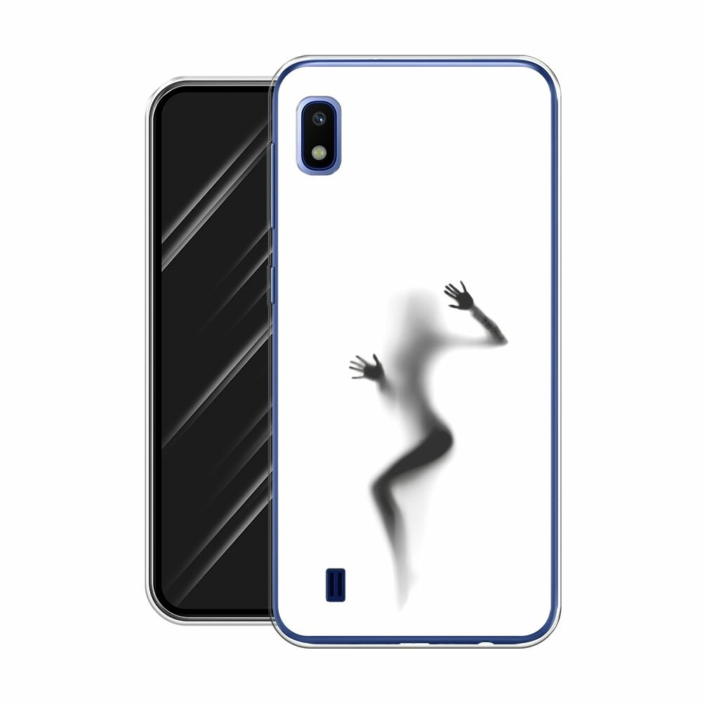 Чехол на Samsung Galaxy A10 / Самсунг Галакси А10 с принтом "Девушка в душе" — фото 1