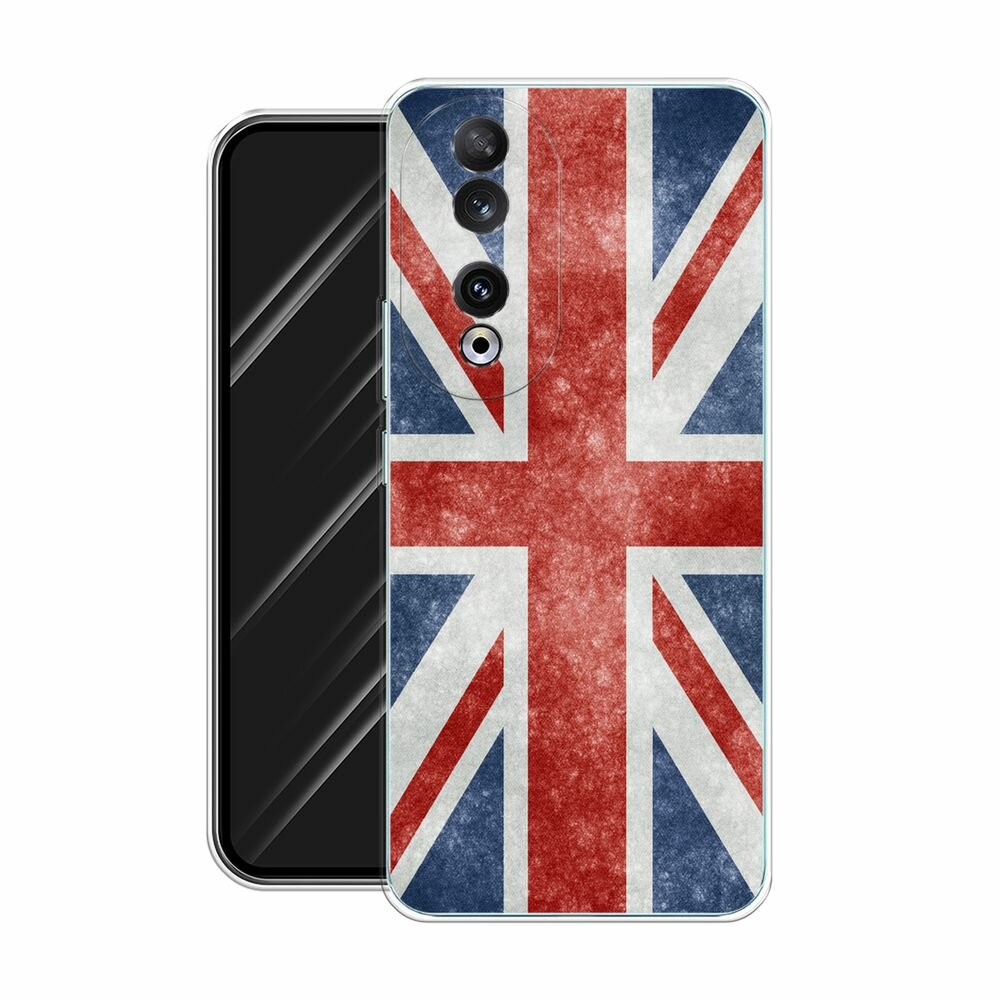 Чехол на Honor 90 / Хонор 90 с принтом "Флаг Великобритании 1" — фото 1
