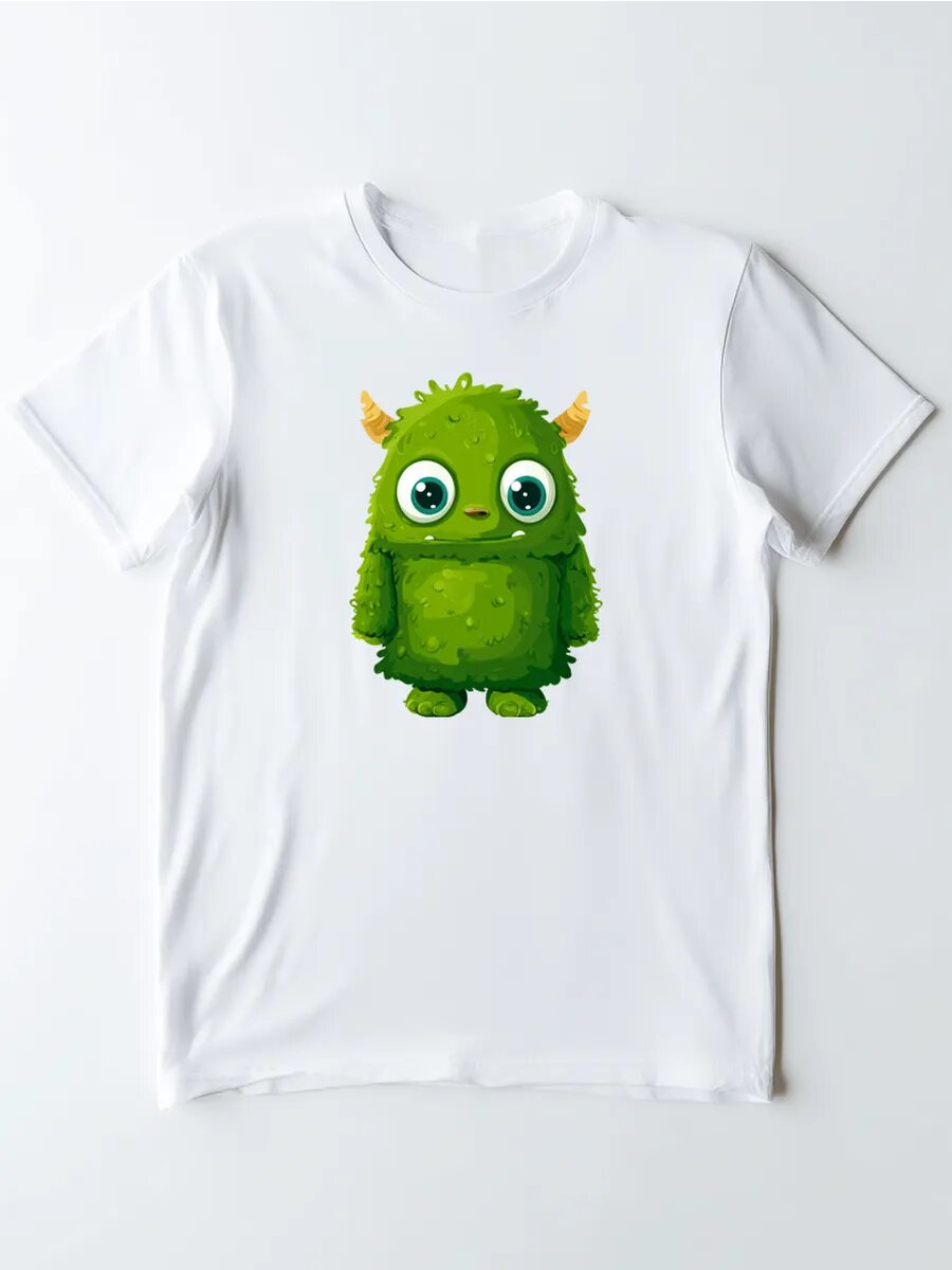 Футболка зеленый монстр