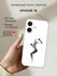 Чехол на Apple iPhone 16 / Айфон 16 с принтом "Девушка в душе"