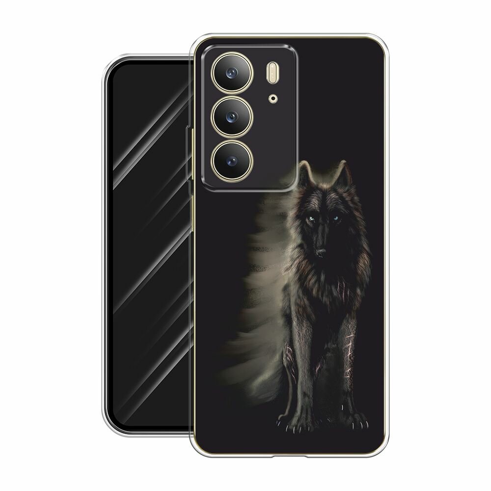 Чехол на Realme C75 4G / Реалми C75 4G с принтом "Туманный волк" — фото 1