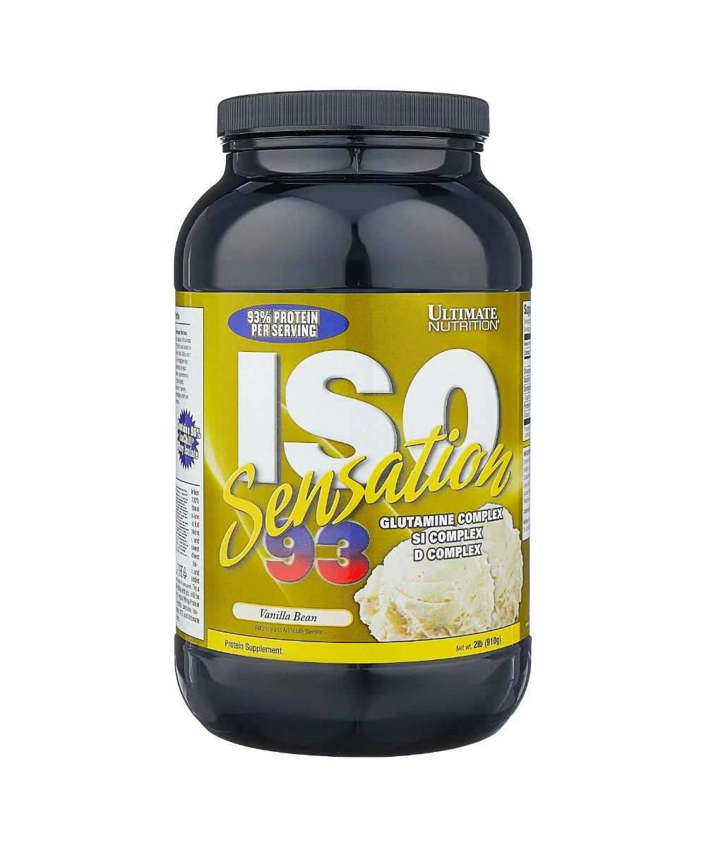 Изолят сывороточных белков Ultimate Nutrition "ISO Sensation" 2lb, ваниль