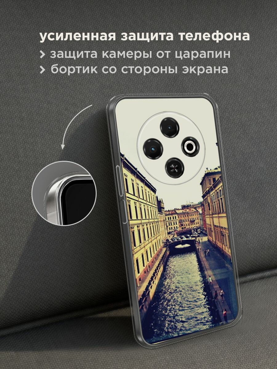Чехол на Tecno Spark 30C / Текно Спарк 30C с принтом "Санкт-Петербург" — фото 1