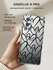 Чехол на OnePlus 9 Pro / ВанПлас 9 Про с принтом "Hearts doodle black 1"