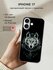 Силиконовый чехол на Apple iPhone 17 / Айфон 17 с принтом "Волк оберег"