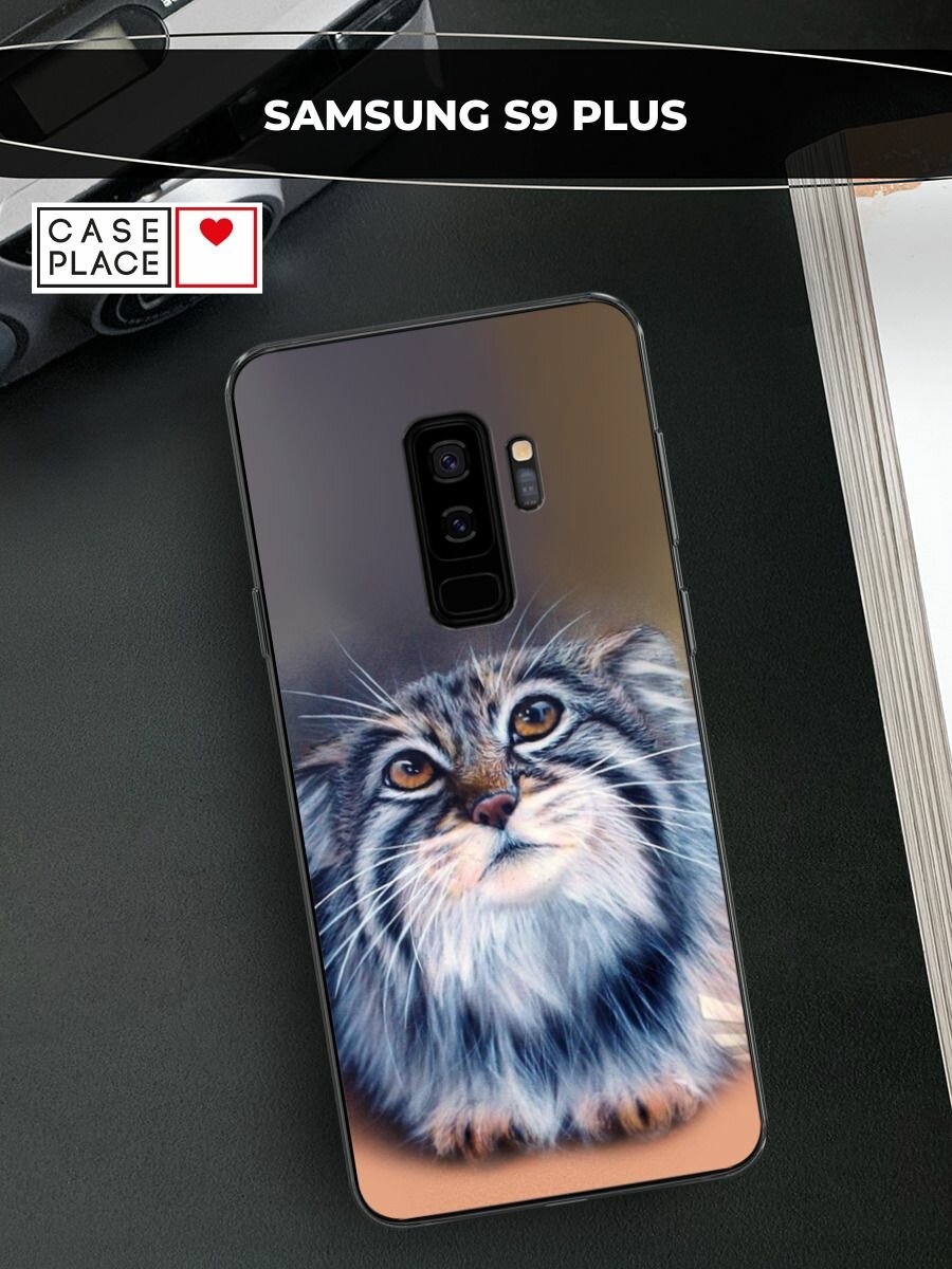 Чехол на Samsung Galaxy S9 + / Самсунг Галакси С9 Плюс с принтом "Кот манул 2"