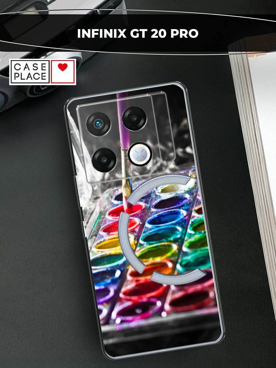 Чехол на Infinix GT 20 Pro / Инфиникс GT 20 Pro с принтом "Палитра красок"
