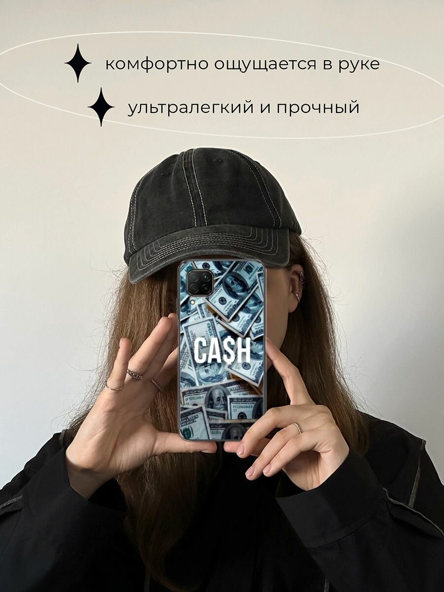 Чехол на Honor 30S Global/Huawei P40 Lite 5G/Nova 7 SE / Хонор 30S/Хуавей P40 Lite 5G/Нова 7 SE с принтом "Cash" — фото 1