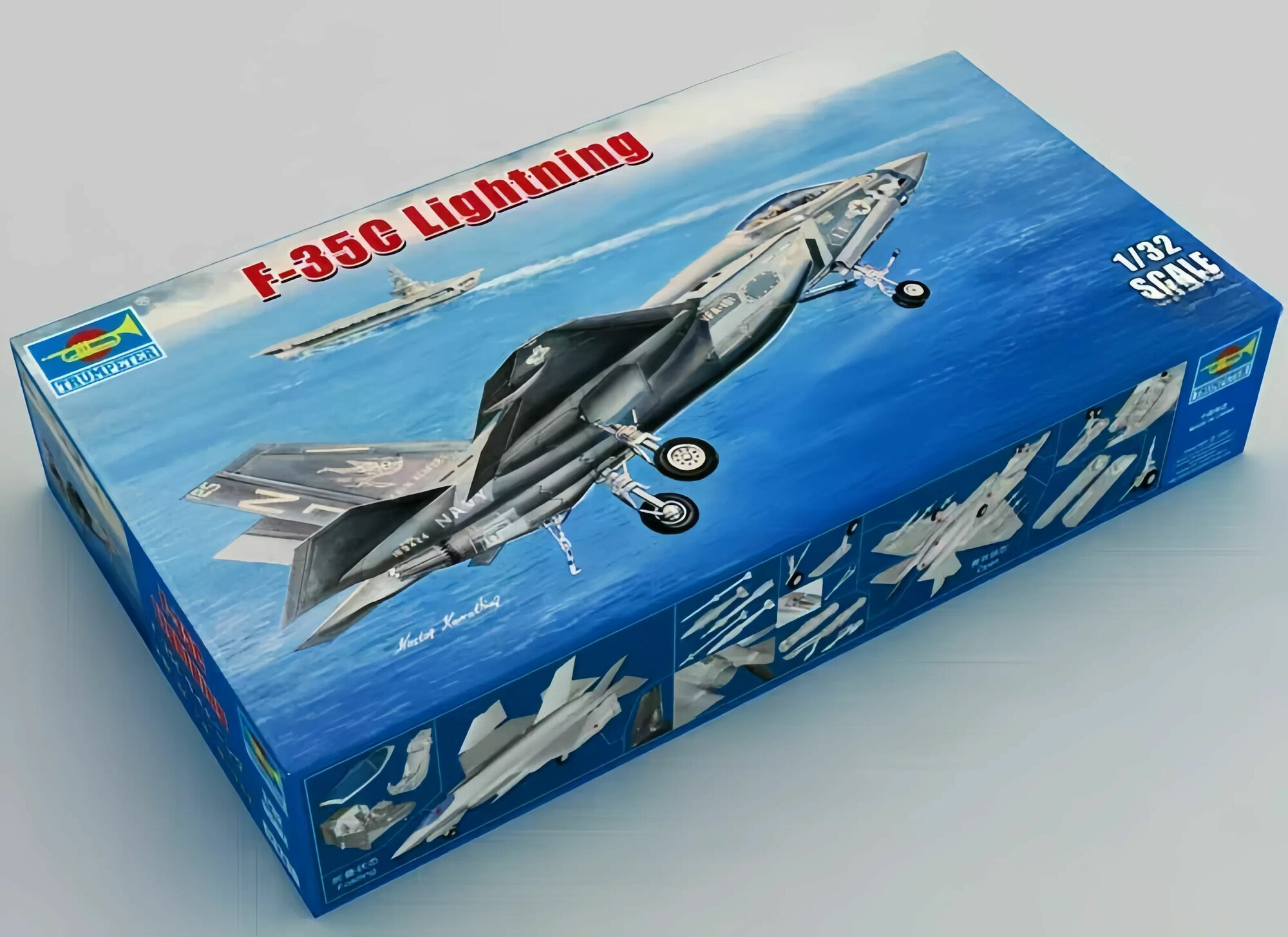 Trumpeter 1/32 03230 US F-35C Lightning сборная модель самолета
