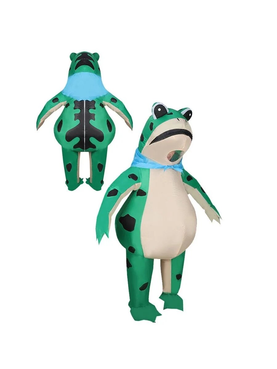 Надувной костюм куклы-лягушки из мультфильма