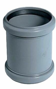 Муфта канализационная Ostendorf диаметр 40 мм, двухраструбная, полипропилен