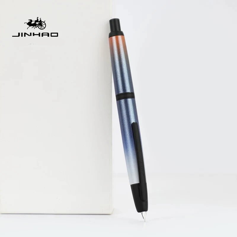 JINHAO 10 перьевая ручка иридистое золото EF/F EF, Sea Blue Gradient