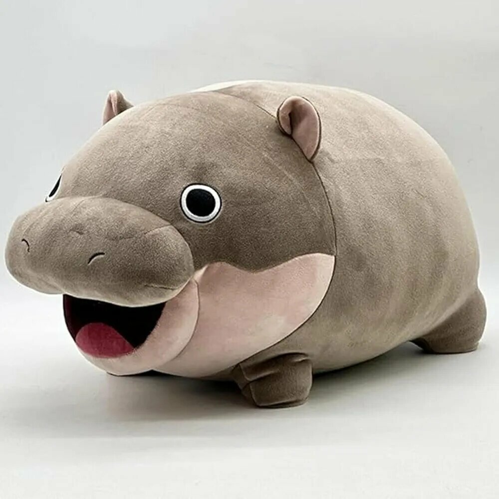 Милый плюшевый гиппопотам, 20 см, плюшевая игрушка для детей, мягкая и удобная, идеальный подарок, модная подушка для дома