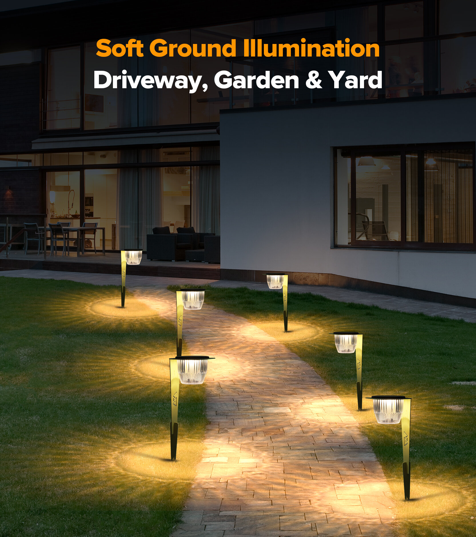 Подключаемый светильник Solar ground-с солнечной панелью и функцией двойной зарядки type-C позволяет