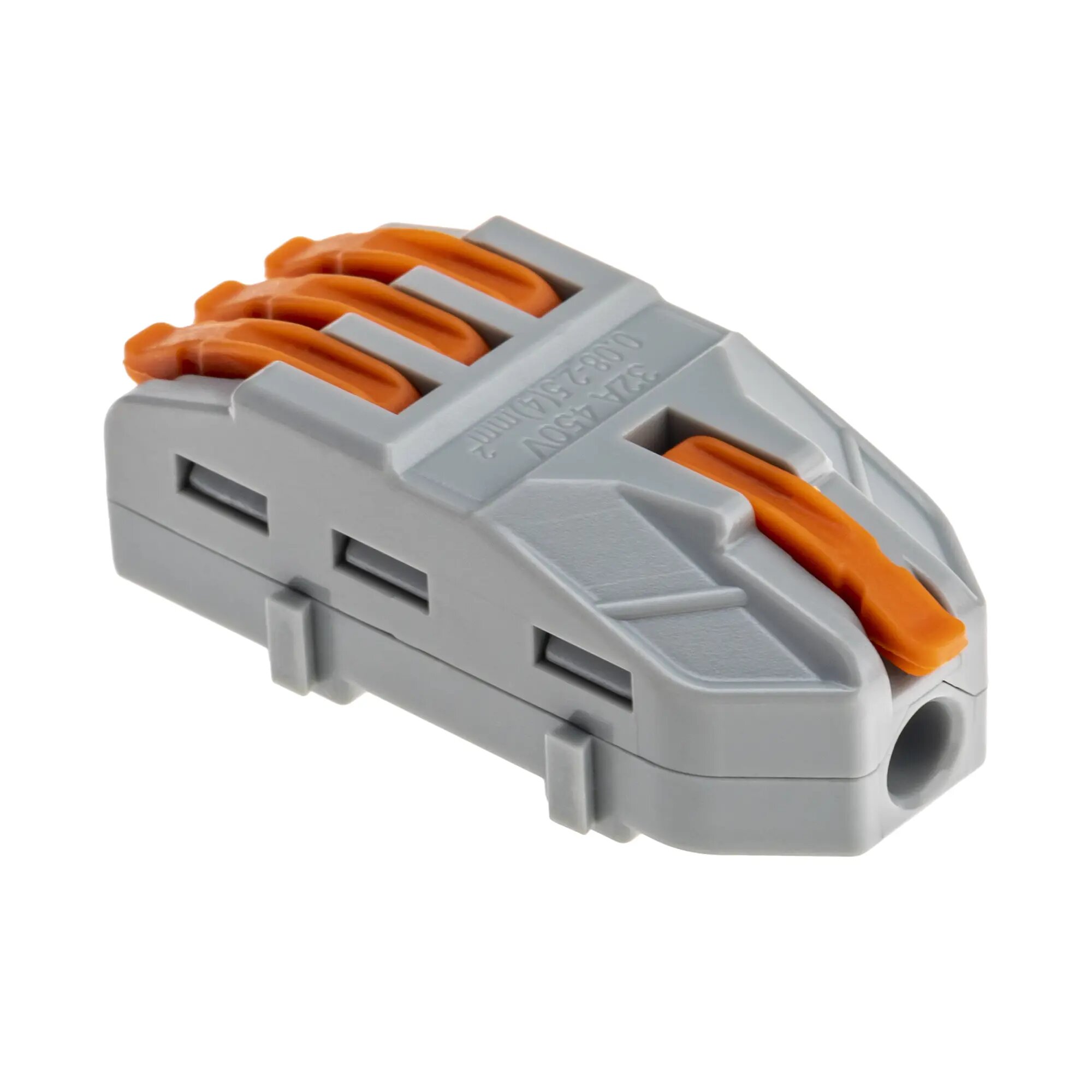 Duwi 26665 Клемма разветвительная 4-проводная 4 мм комплект из 4 шт для кабелей