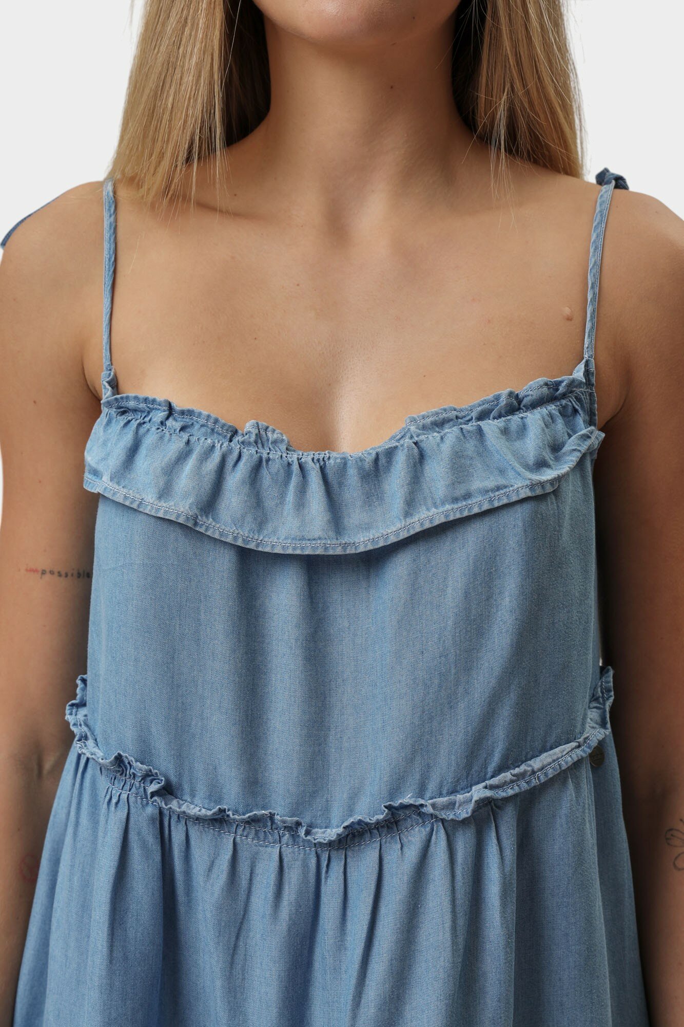 Платье Pepe Jeans, размер XS, синий — фото 1