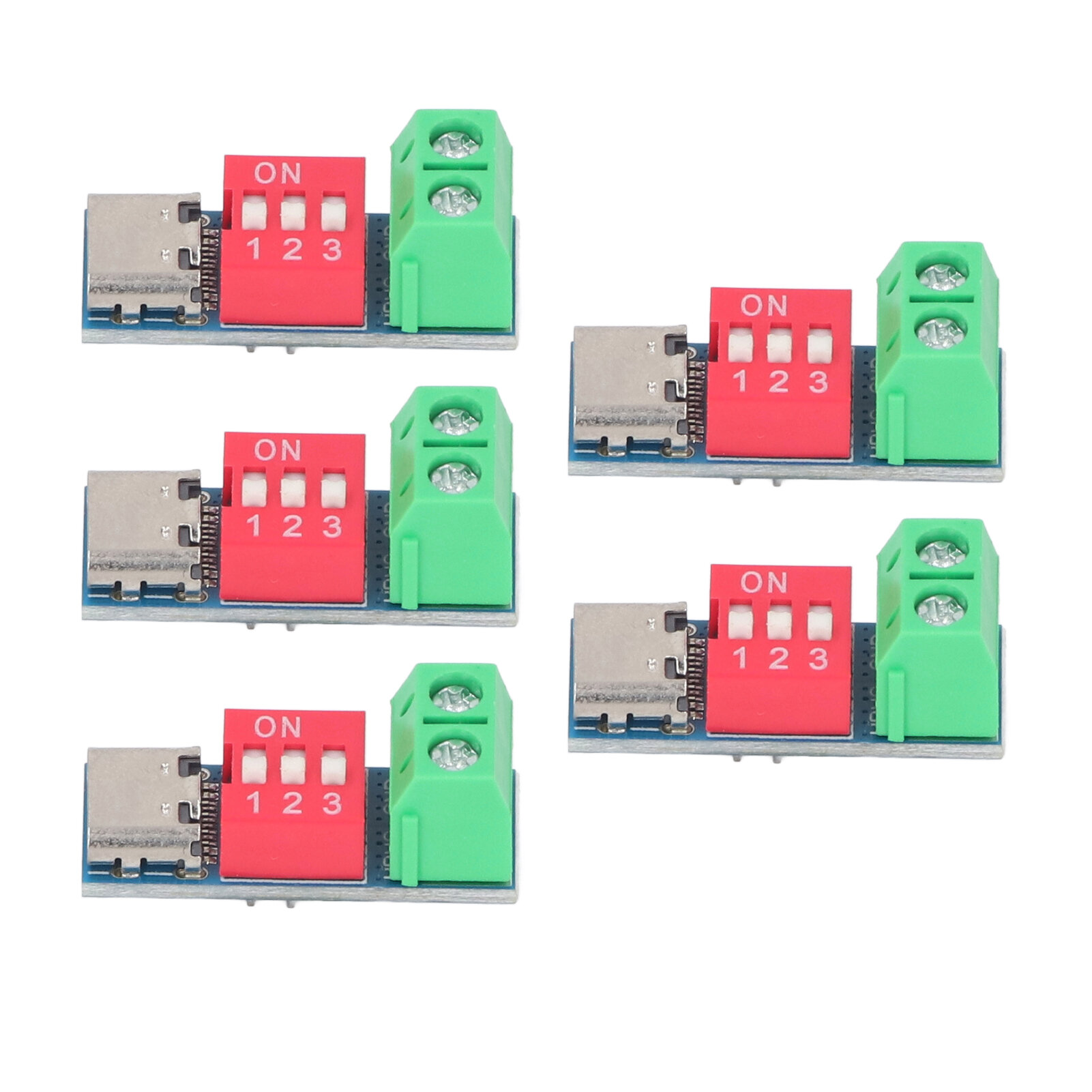 Модуль платы триггера 5 шт. USB Type C на 5 В 9 В 12 В 20 В высокоскоростной PD QC модуль платы смены ложных приманок